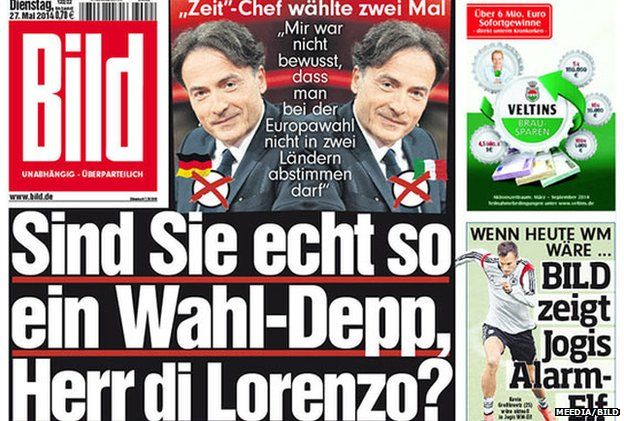 Germany: Editor 'voted twice' in European elections - BBC News