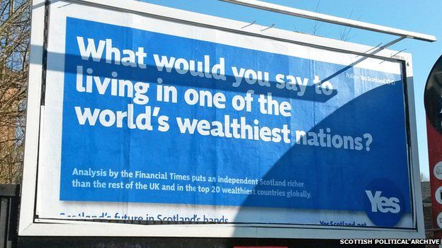 Scottish independence: Can you trust the campaign posters? - BBC News