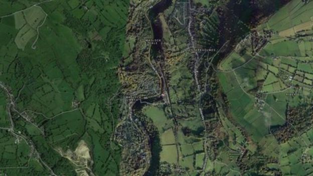 Stephen Lythgoe named as High Tor cliff plunge motorist - BBC News