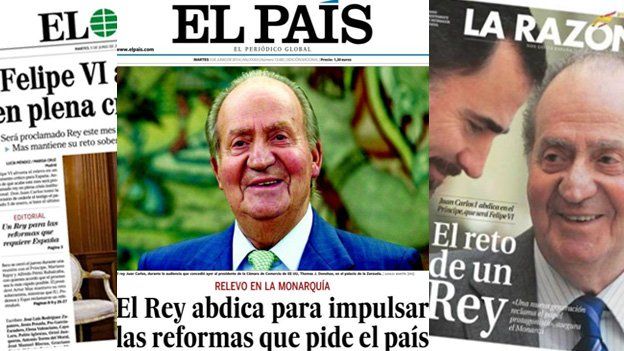 Spanish politicians set out abdication timetable - BBC News