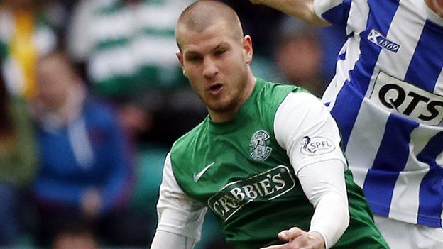 James Collins: Hibernian striker re-signs for Shrewsbury Town - BBC Sport