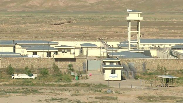 The crumbling Afghan prison built with US cash - BBC News