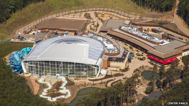 Center Parcs Woburn Forest is officially opened - BBC News