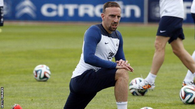 World Cup 2014: France's Franck Ribery out with back injury - BBC Sport