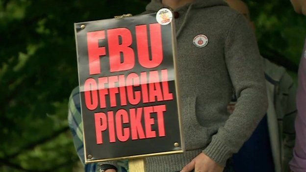 Fire Brigades Union threatens action over Bucks sacking - BBC News