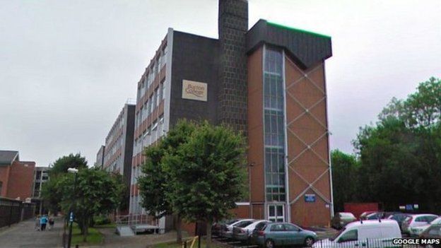 Burton and South Derbyshire College jobs at risk - BBC News