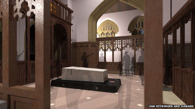 Richard III tomb design unveiled in Leicester - BBC News