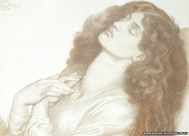 Wirral shows Rossetti 'femme-fatale' Pre-Raphaelite works - BBC News