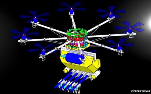 African firm is selling pepper-spray bullet firing drones - BBC News
