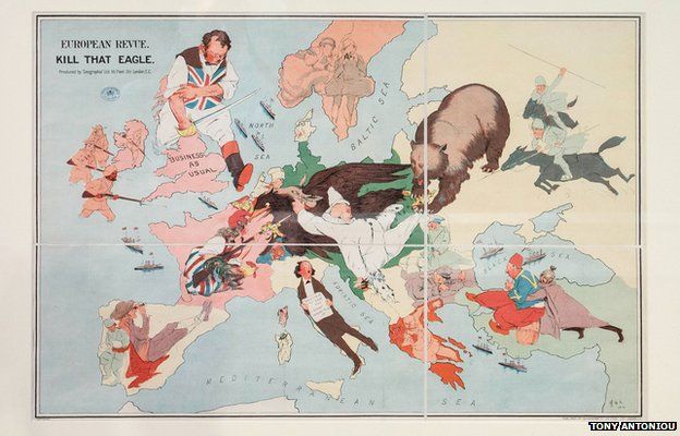 World War One exhibition explores role of black humour - BBC News