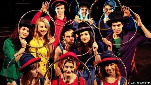 Modern circus means business when it comes to putting on a show - BBC News