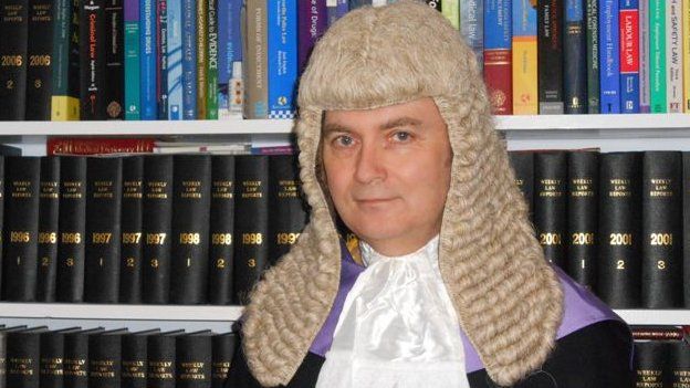 Rhys Rowlands is senior judge for north Wales - BBC News