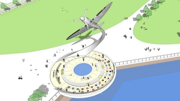 Southampton Spitfire monument bid awarded £3m by government - BBC News