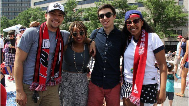 World Cup 2014: Fans watch valiant US World Cup exit - BBC News