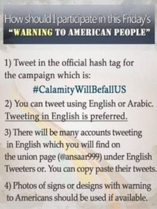 #BBCtrending: Americans scoff at Isis Twitter threats - BBC News