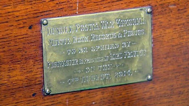 Dundee posties' time capsule from WW1 set to be opened - BBC News