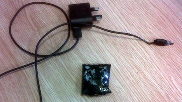 Boy hurt after Elgin mobile phone charger fire - BBC News