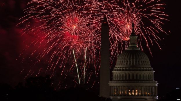 4 July celebrations in US - in pictures - BBC News