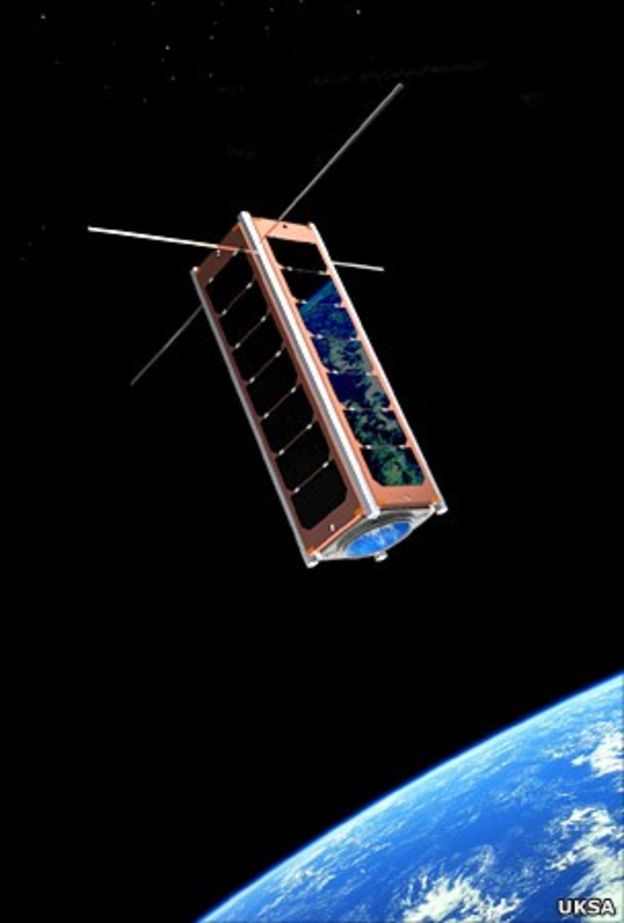 Lift-off for British demo satellites - BBC News