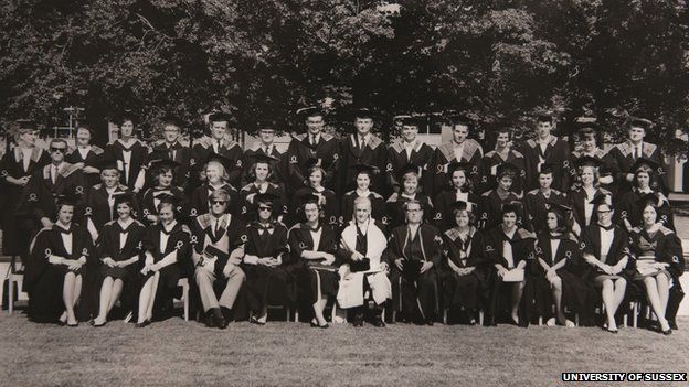 University of Sussex's first students return after 50 years - BBC News