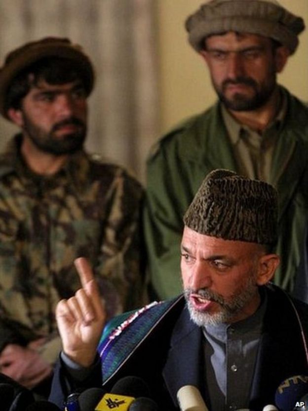 The Karzai years: From hope to recrimination - BBC News