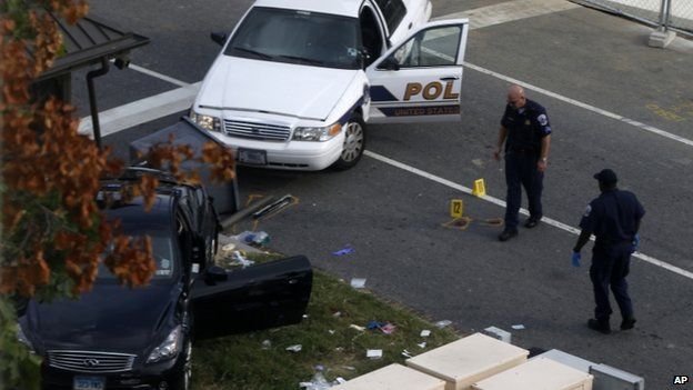 No police charges in Capitol car chase shooting - BBC News