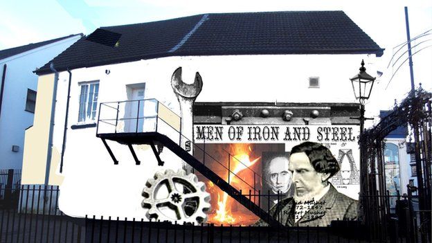 Forest of Dean mural to David and Robert Mushet - BBC News