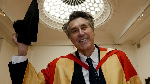 Roxy Music's Bryan Ferry receives honorary degree - BBC News