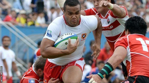 Eddie Aholelei: London Welsh sign Tonga prop - BBC Sport