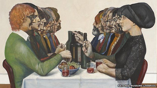 Sam Walsh's The Dinner Party donated to Walker Art Gallery - BBC News