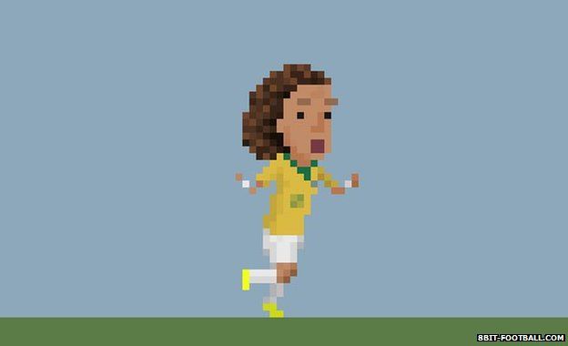 World Cup moments re-created in 8-bit art - BBC News
