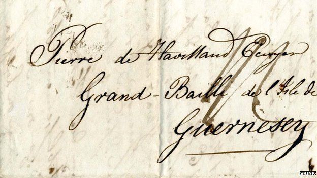 Bailiff of Guernsey Napoleonic War letter fetches £450 - BBC News