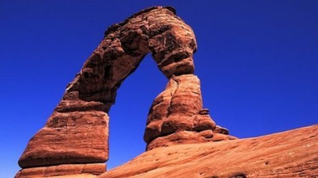 America’s 'ringing' rock arches recorded - BBC News