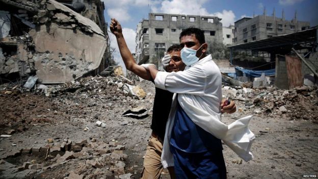 In pictures: Gaza conflict intensifies - BBC News