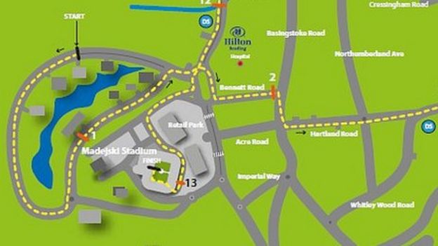 Thousands take part in Reading Half Marathon 2015 - BBC News