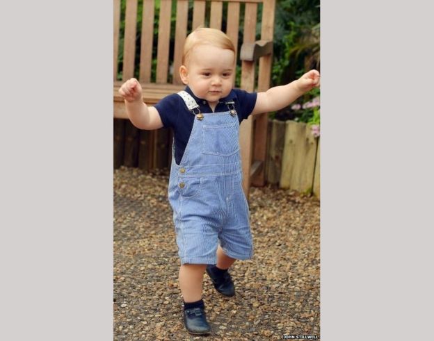 In pictures: Prince George's first year - BBC News