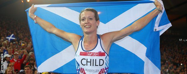 Glasgow 2014: Scotland's Eilidh Child wins hurdles silver - BBC Sport