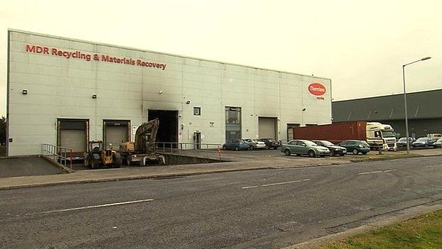 Dublin recycling plant body parts belong to one person - BBC News