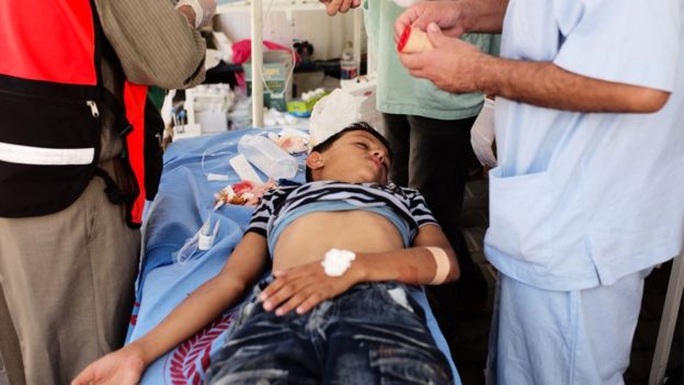 In pictures: Faces from Gaza - BBC News