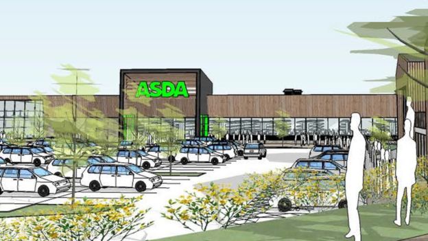 New Asda to be built in Norwich without community gym - BBC News