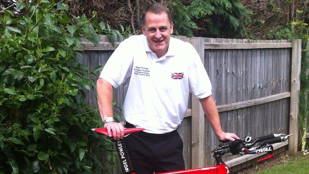 Duathlete Nigel Powley to make GB debut at 50 - BBC Sport