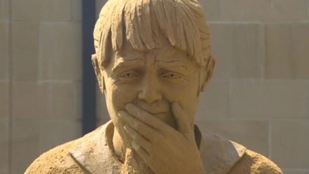 Ripon WWI soldier sculptures get new home at ex-Army camp - BBC News