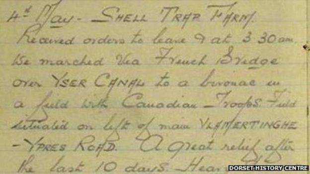 WW1 soldier's diary to be digitised - BBC News