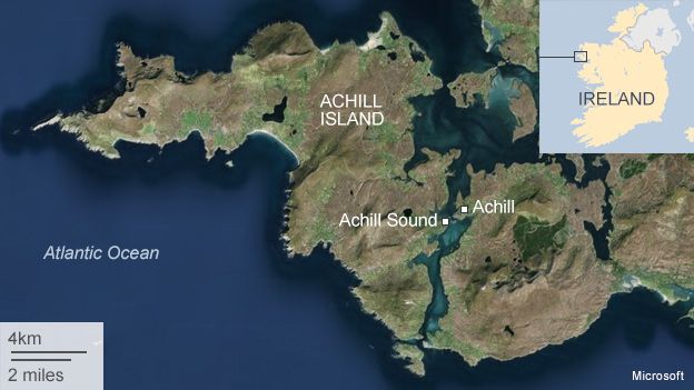 The Irish island that children learn to leave - BBC News