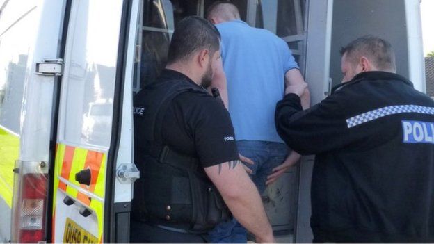 Six arrests over Watford football violence - BBC News