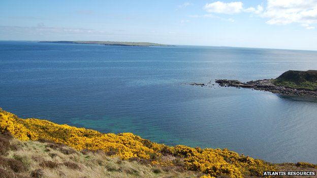 Tidal energy project to be constructed in the Pentland Firth - BBC News