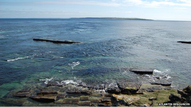Tidal energy project to be constructed in the Pentland Firth - BBC News