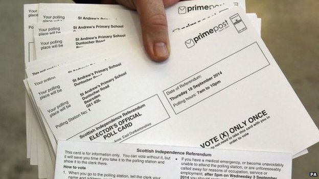 Scottish independence: The popular rise of postal voting - BBC News