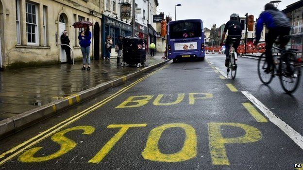 Bristol Old Market bus stop in 'bup stop' bungle - BBC News