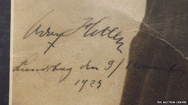 Signed Adolf Hitler bunker photo to be sold in Cheshire - BBC News